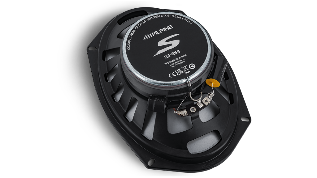 Alpine S2-S69 6x9 Inch 2 Way Coaxial Speakers - PPA Car Audio